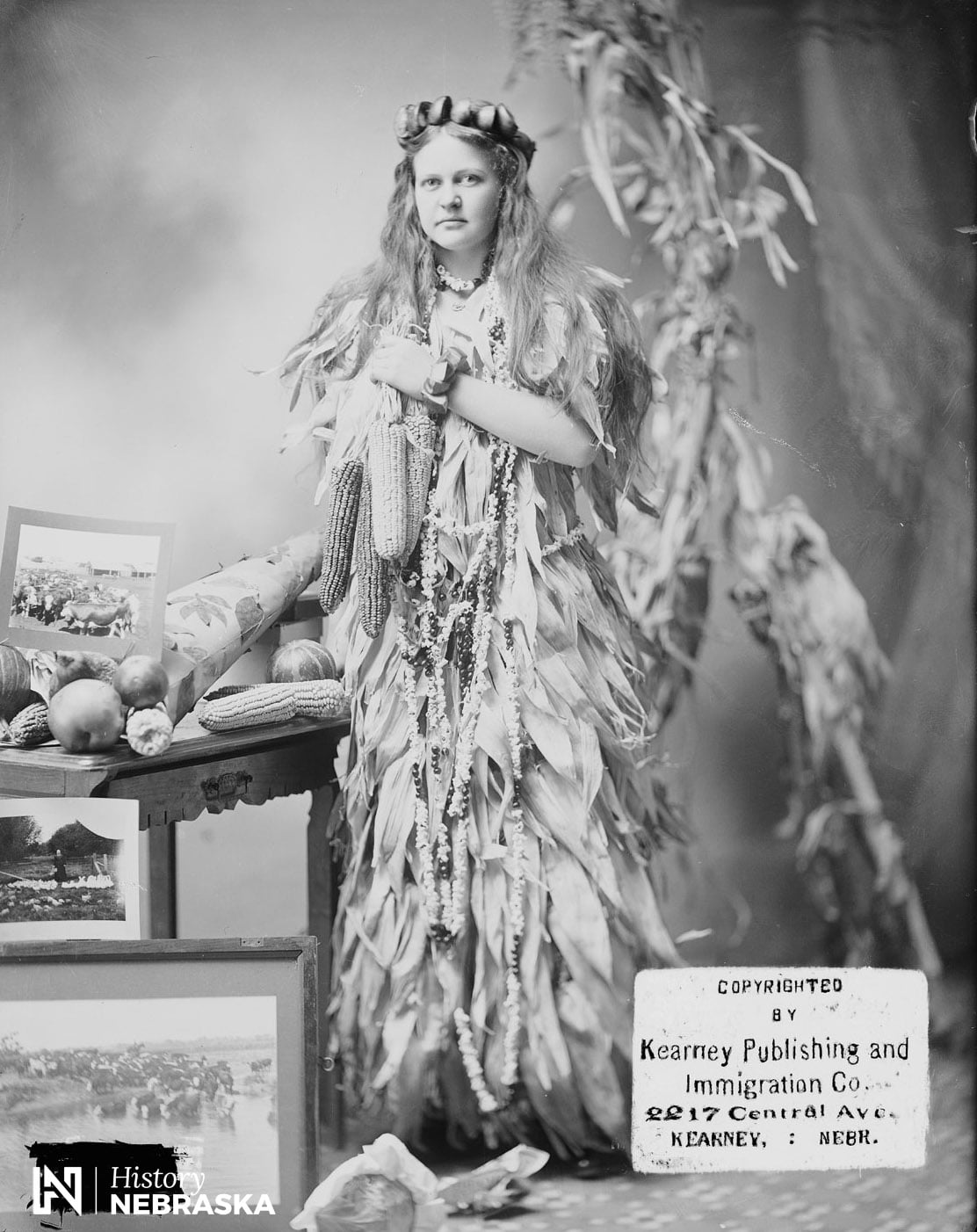 Throwback Thursday Photo, Harvest Queen - Nebraska State Historical Society