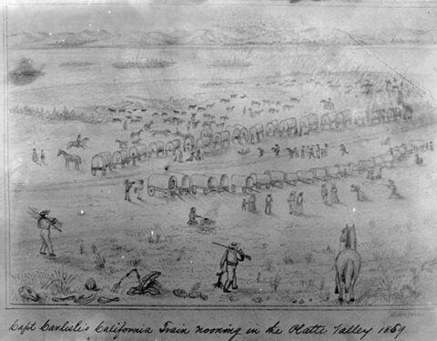 Courthouse and Jail Rocks - Nebraska State Historical Society