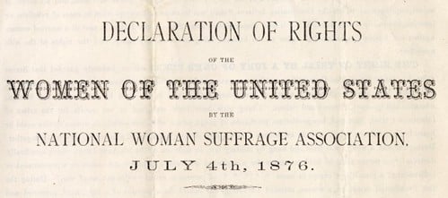 Nebraska Suffragists and the Declaration of Independence - Nebraska ...